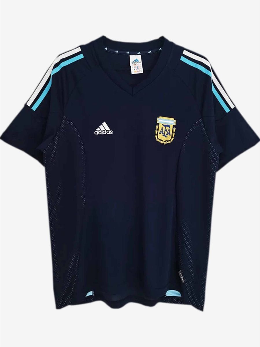 Argentina Away 2002 World Cup Retro Kit Premium In India.